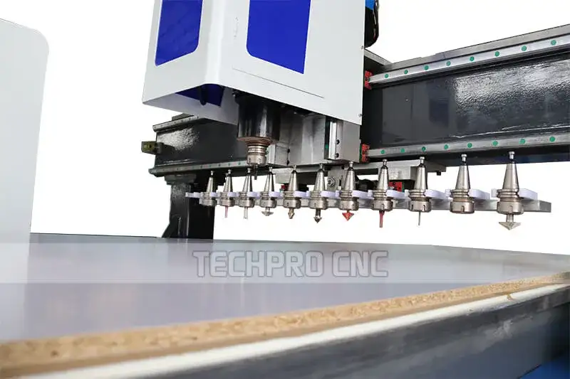 ATC CNC Wood Router with Automatic Tool Changer - TECHPRO®
