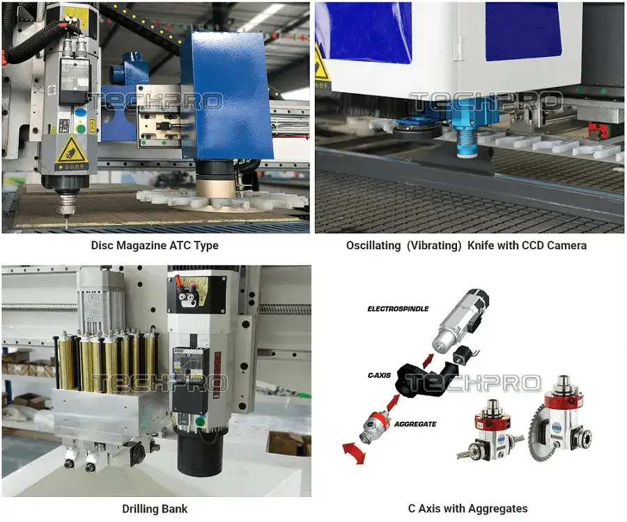 5x10 CNC Router Machine with Automatic Tool Changer - TECHPRO®