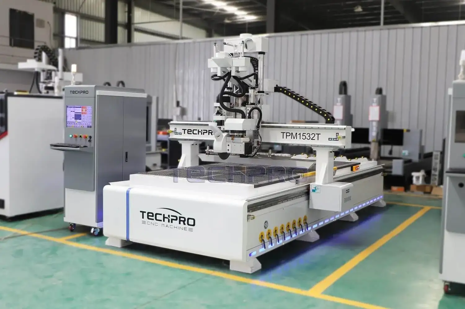 2025 Affordable ATC CNC Wood Saw Cutting Machine for Sale - TECHPRO®