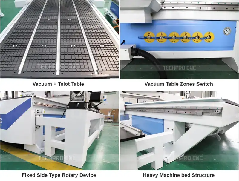 1325 4x8 CNC Router with 4th Axis for Sale - TECHPRO®