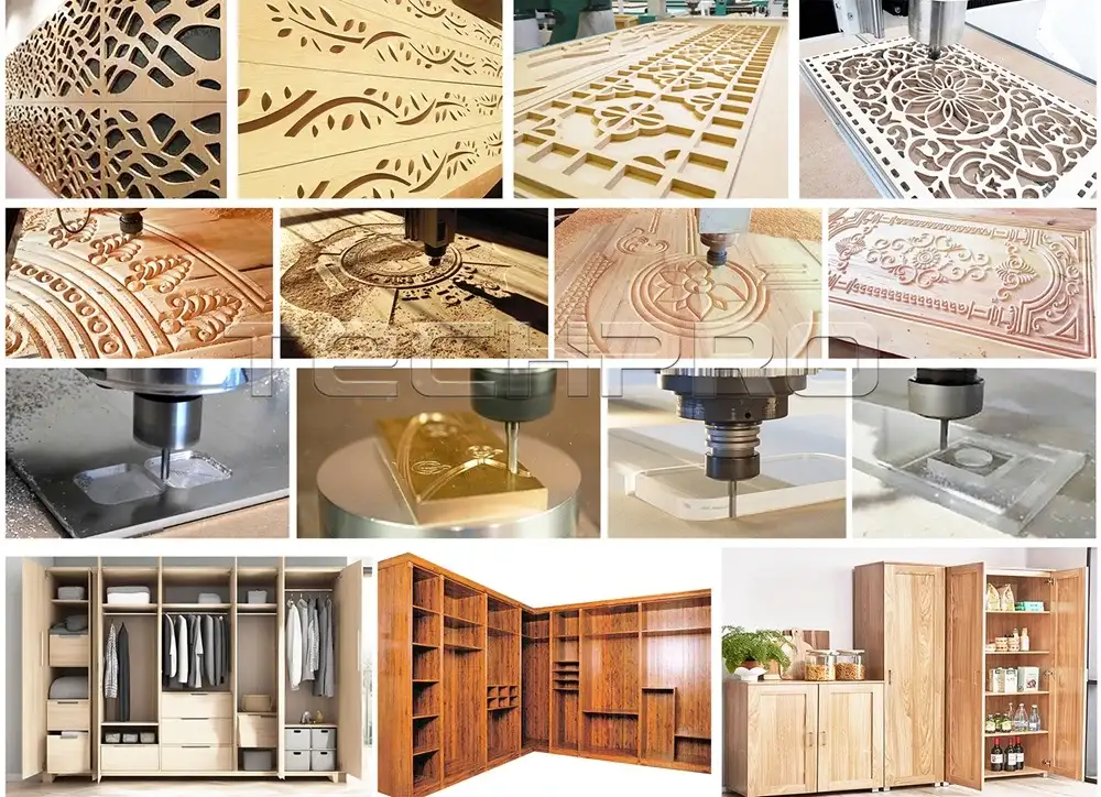 2025 Automatic 4x8 CNC Woodworking Machine with Tool Changer